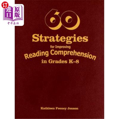 海外直订60 Strategies for Improving Reading Comprehension in Grades K-8 提高K-8年级阅读理解能力的60种策略