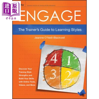从事 培训者学习风格指南 Engage The Trainer s Guide To Learning Styles英文原版 Jeanine O Neill Blackwell 【中商原版?