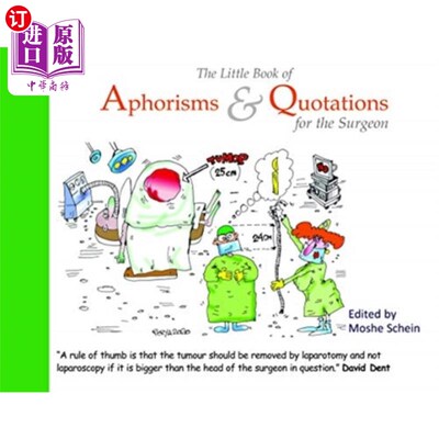 海外直订医药图书Little Book of Aphorisms & Quotations for the Su... 外科医生格言语录小书
