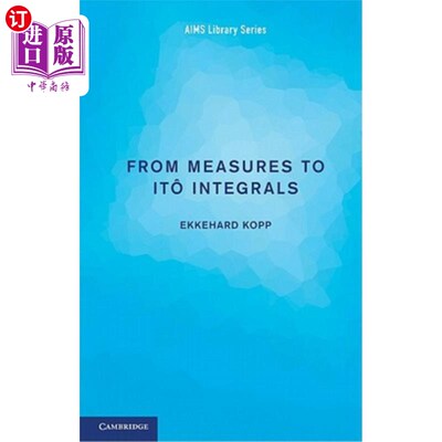 海外直订From Measures to It? Integrals 从测量到IT积分