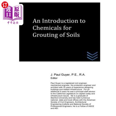 海外直订An Introduction to Chemicals for Grouting of Soils 土壤灌浆用药剂简介