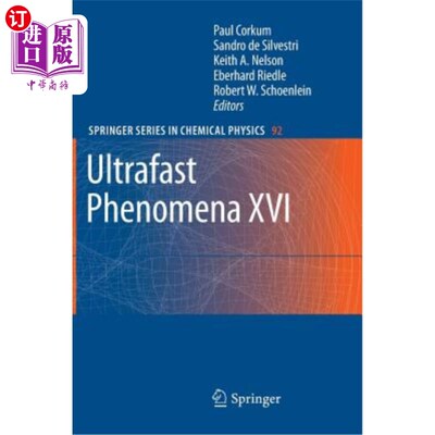 海外直订Ultrafast Phenomena XVI 超快现象十六