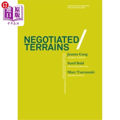 海外直订Negotiated Terrains 协商地形