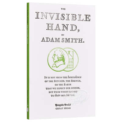 预售 亚当·斯密：看不见的手 英文原版 Penguin Great Ideas : The Invisible Hand Adam Smith 【中商原版】