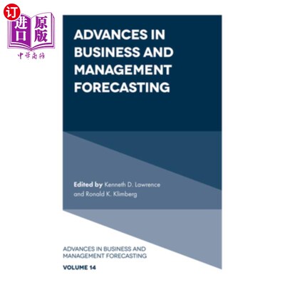 海外直订Advances in Business and Management Forecasting 商业和管理预测的进展