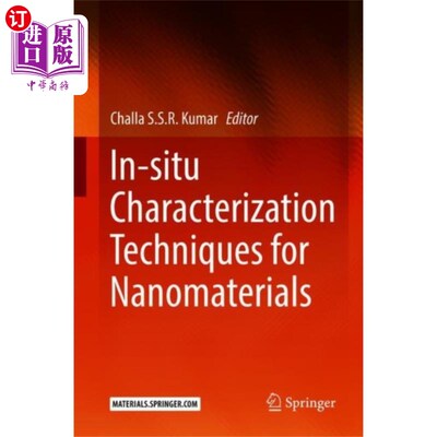 海外直订In-situ Characterization Techniques for Nanomate... 纳米材料的原位表征技术