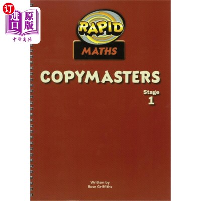 海外直订Rapid Maths: Stage 1 Photocopy Masters 快速数学:第一阶段影印大师