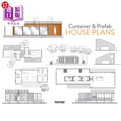 海外直订Container & Prefab House Plans 集装箱和预制房屋平面图