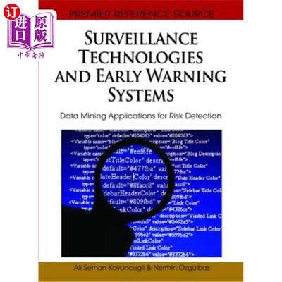 海外直订Surveillance Technologies and Early Warning Systems: Data Mining Applications fo 监测技术和预警系统：用于风
