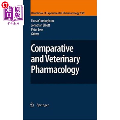 海外直订医药图书Comparative and Veterinary Pharmacology 比较与兽医药理学
