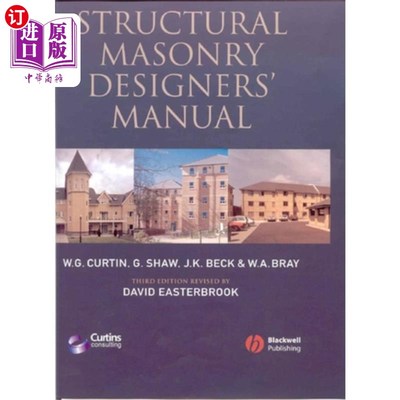 海外直订Structural Masonry Designers' Manual 结构砌体设计师手册