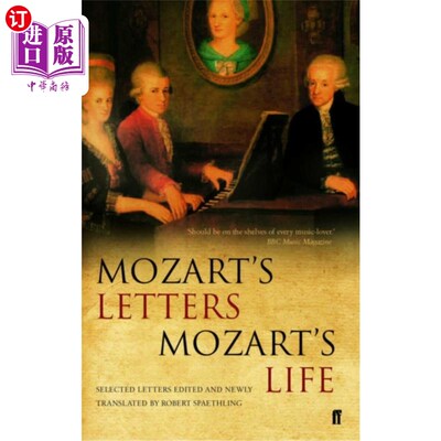 海外直订Mozart's Letters, Mozart's Life 莫扎特的书信，莫扎特的一生