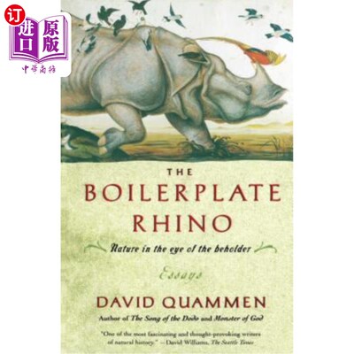 海外直订The Boilerplate Rhino: Nature in the Eye of the Beholder 样板犀牛:观察者眼中的自然