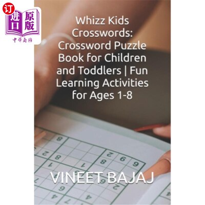 海外直订Whizz Kids Crosswords: Crossword Puzzle Book for Children and Toddlers Fun Learn 儿童填字游戏：儿童和幼儿填