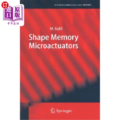 海外直订Shape Memory Microactuators 形状记忆各层