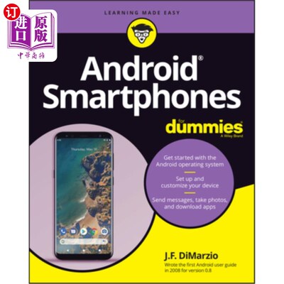 海外直订Android Smartphones for Dummies 面向傻瓜的安卓智能手机