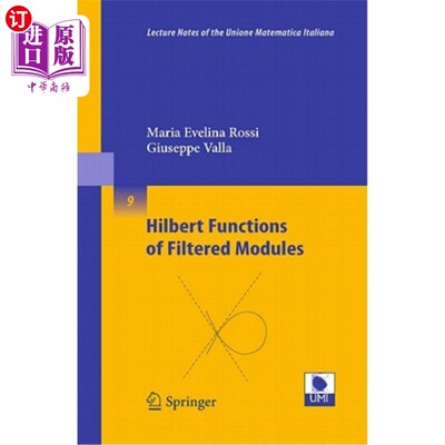 海外直订Hilbert Functions of Filtered Modules 滤波模的希尔伯特函数