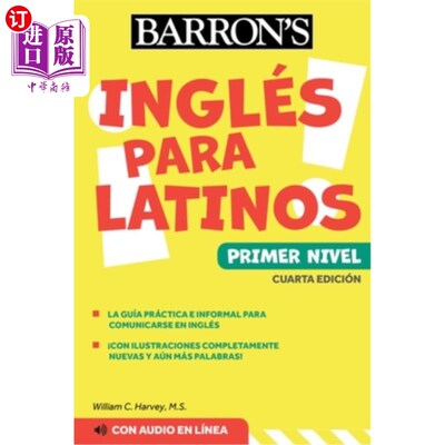 海外直订Ingles Para Latinos, Level 1 + Online Audio 英格尔斯Para Latinos, 1级+在线音频