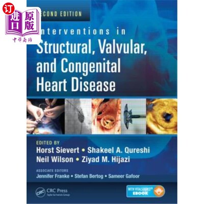 海外直订医药图书Interventions in Structural, Valvular and Congenital Heart Disease 结构性、瓣膜性和先天性心脏病的干