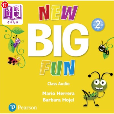 海外直订Big Fun Refresh Level 2 Class Audio 大乐趣刷新2级音频