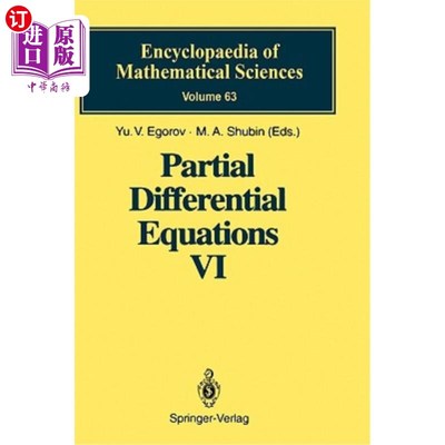 海外直订Partial Differential Equations VI: Elliptic and Parabolic Operators 偏微分方程VI:椭圆和抛物算子
