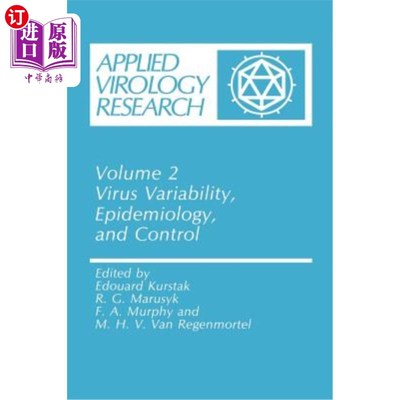 海外直订医药图书Virus Variability, Epidemiology and Control 病毒变异性、流行病学和控制