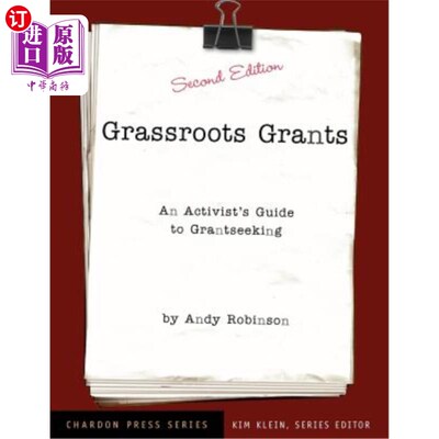 海外直订Grassroots Grants: An Activist's Guide to Grantseeking 草根拨款：活动人士的拨款指南
