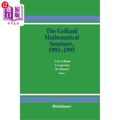 海外直订The Gelfand Mathematical Seminars, 1993-1995 Gelfand数学研讨会，1993-1995年