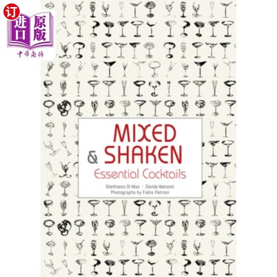 海外直订Mixed & Shaken: Essential Cocktails 混合和摇晃:必不可少的鸡尾酒