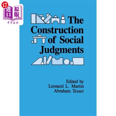 海外直订Construction of Social Judgments 社会判断的建构