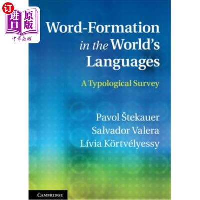 海外直订Word-Formation in the World's Languages: A Typological Survey 世界语言的构词法：一项类型学调查