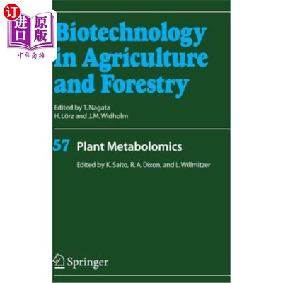海外直订Plant Metabolomics 植物代谢组学
