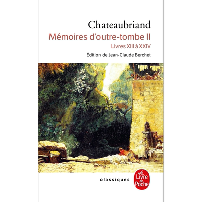 夏多布里昂 墓畔回忆录 卷2 Memoires doutre tombe Tome 2 法文原版 Francois Rene de Chateaubriand 【中商原版】