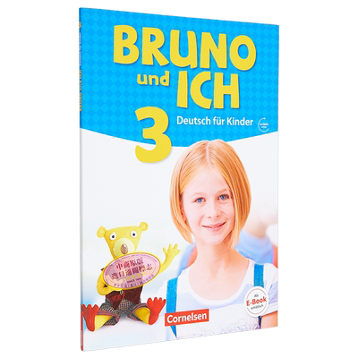 现货 【德文版】少儿德语教材 Bruno und ich 3 教材+线上音频 Deutsch fur Kinder Band 3 德语原版 小语种【中商原版】