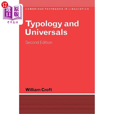 海外直订Typology and Universals 类型学和共性
