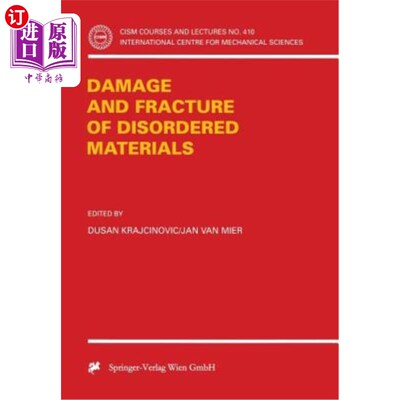 海外直订Damage and Fracture of Disordered Materials 无序材料的损伤和断裂