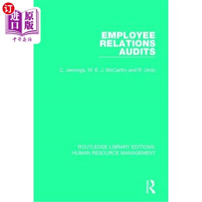 海外直订Employee Relations Audits 员工关系审计