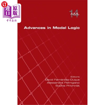海外直订Advances in Modal Logic 14 模态逻辑的研究进展