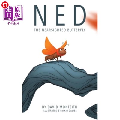海外直订Ned The Nearsighted Butterfly 近视眼蝴蝶奈德