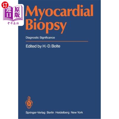 海外直订医药图书Myocardial Biopsy: Diagnostic Significance 心肌活检：诊断意义