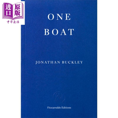 一艘船 2025年布克奖长名单 One Boat 英文原版 Jonathan Buckley 现当代小说【中商原版】