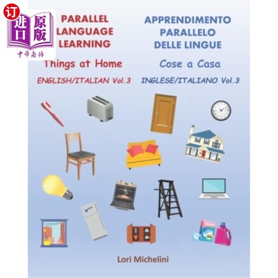 海外直订Parallel Language Learning, English Italian Vol.3 / Apprendimento Parallelo dell 平行语言学习，英语意大利语