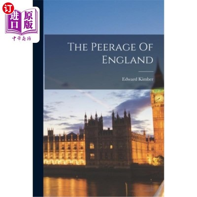 海外直订The Peerage Of England 英国贵族
