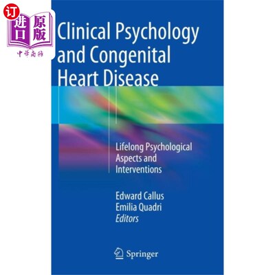 海外直订医药图书Clinical Psychology and Congenital Heart Disease 临床心理学与先天性心脏病