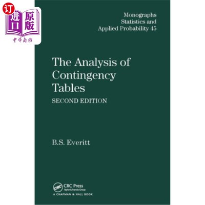 海外直订The Analysis of Contingency Tables 列联表的分析