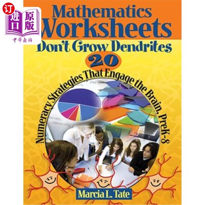 海外直订Mathematics Worksheets Don′t Grow Dendrites: 20 Numeracy Strategies That E 数学工作表Don&#