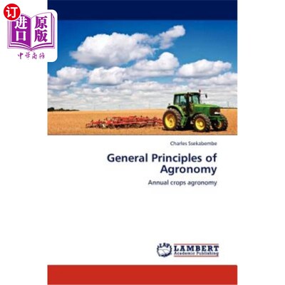 海外直订General Principles of Agronomy 农学通则