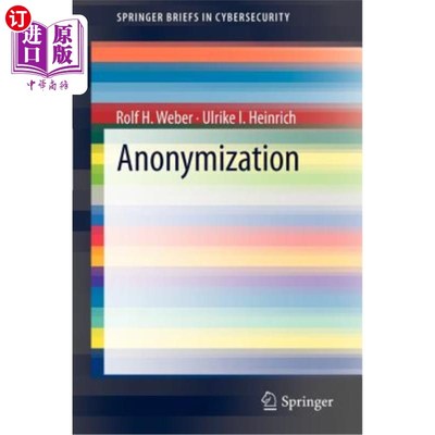 海外直订Anonymization 匿名化