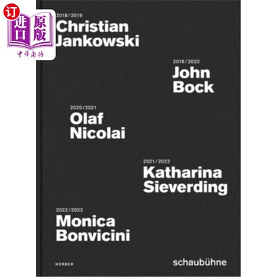 海外直订Christian Jankowski, John Bock, Olaf Nicolai, Katharina Sieverding and Monica Bo Christian