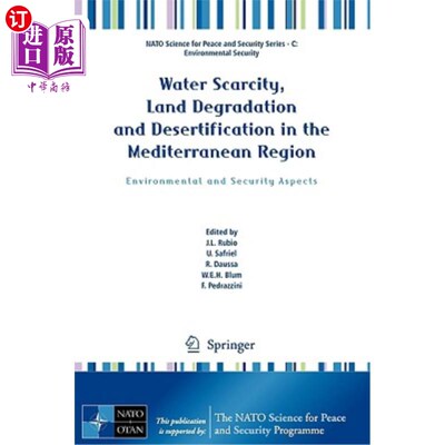 海外直订Water Scarcity, Land Degradation and Desertification in the Mediterranean Region 地中海区域的水资源短缺、土